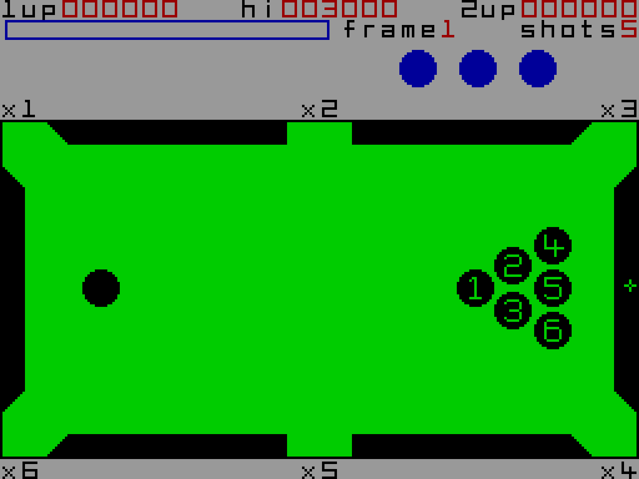 Video Pool для ZX Spectrum - играй онлайн!